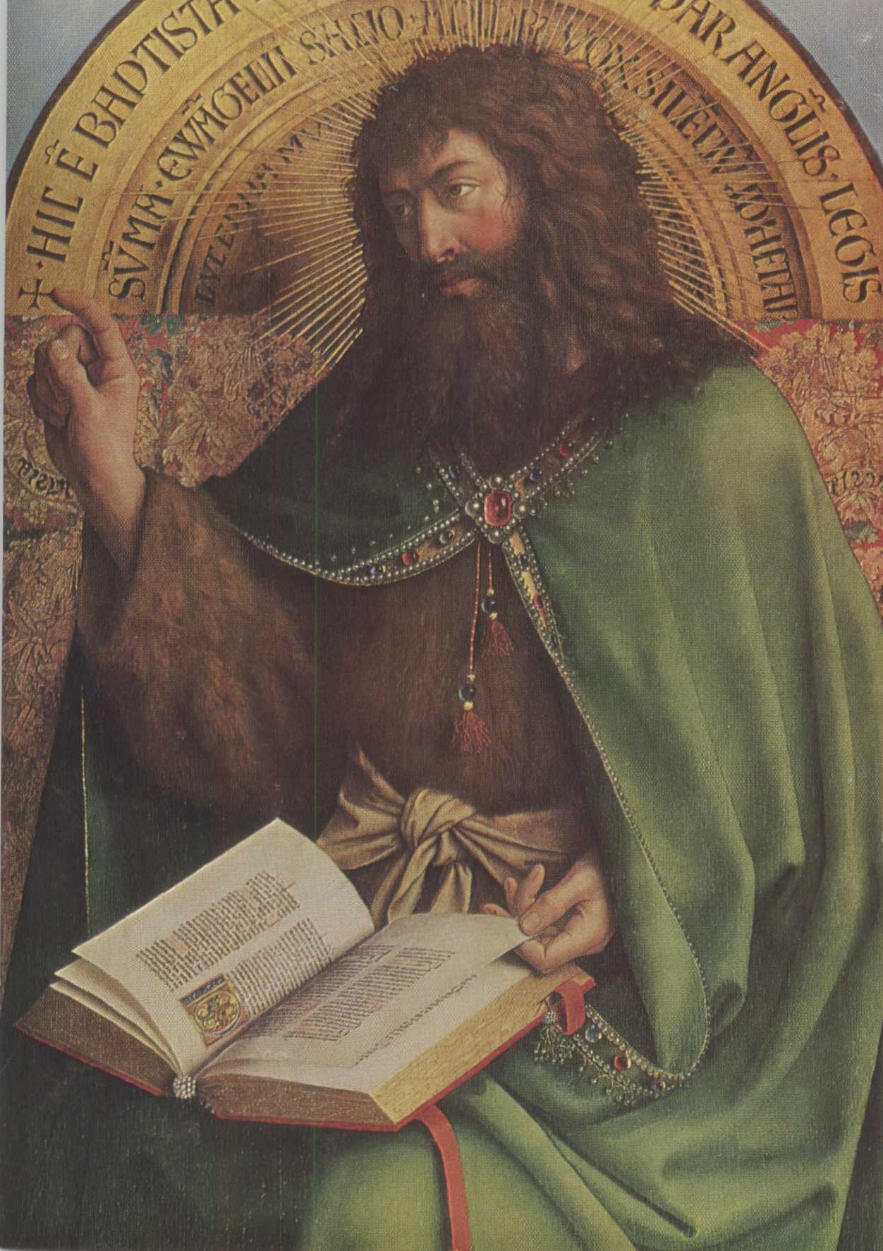 Aanbidding van het Lam Gods’: Johannes de Doper – Caput Ovis Kunstkaarten