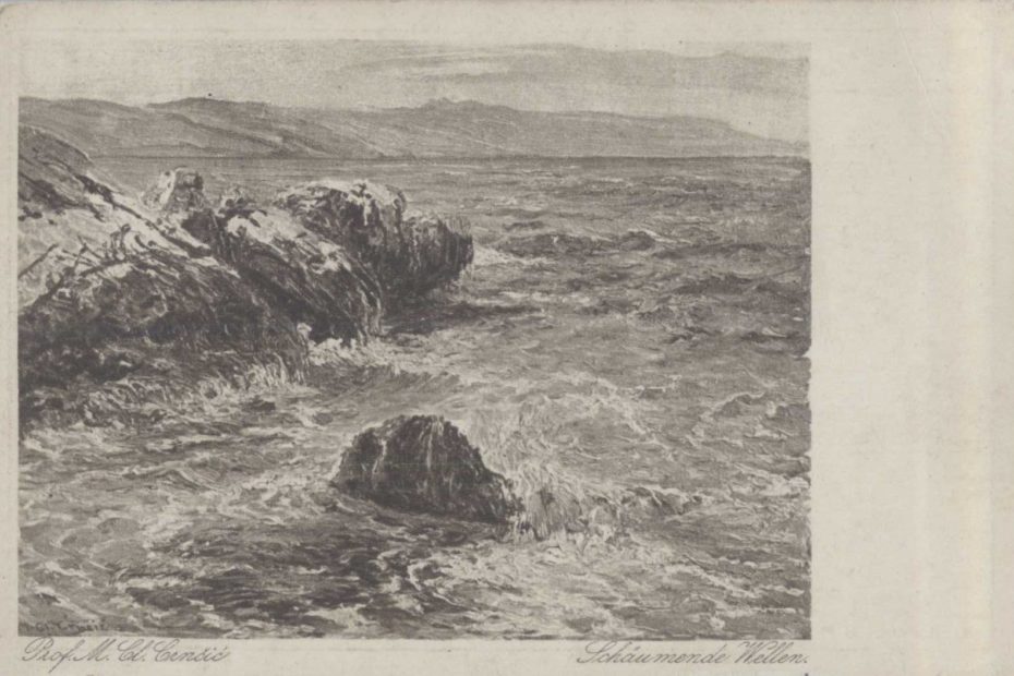 Crnčić, prof Menci Clement – Caput Ovis Kunstkaarten