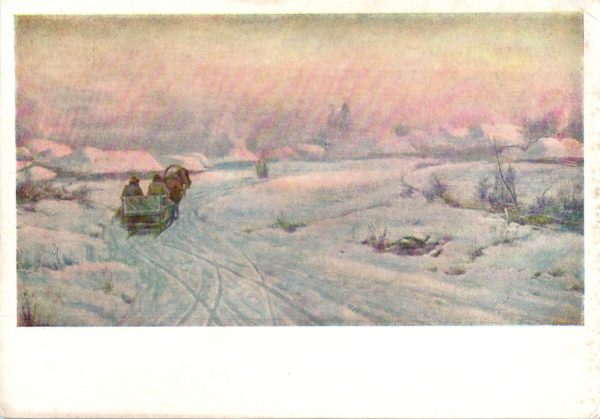 Kryzhitsky, Konstantin Yakovlevich – Caput Ovis Kunstkaarten