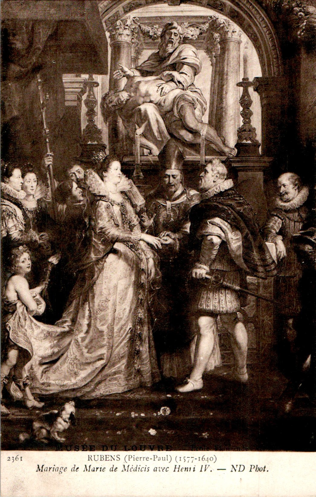 Huwelijk van Marie de Medicis met Hendrik IV – Caput Ovis Kunstkaarten